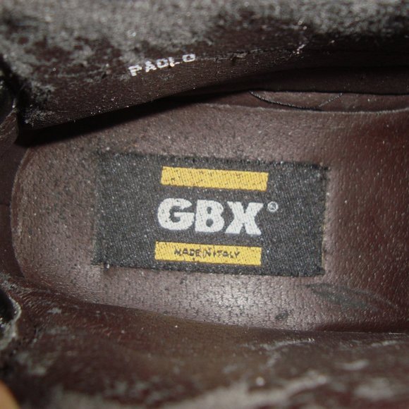 GBX | Shoes | Gbx Paolo Black Leather Combat Boots Made In Italy Size ...